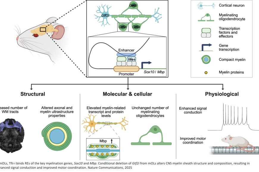 Mechanism to increase myelin production in the brain - Sciencemission